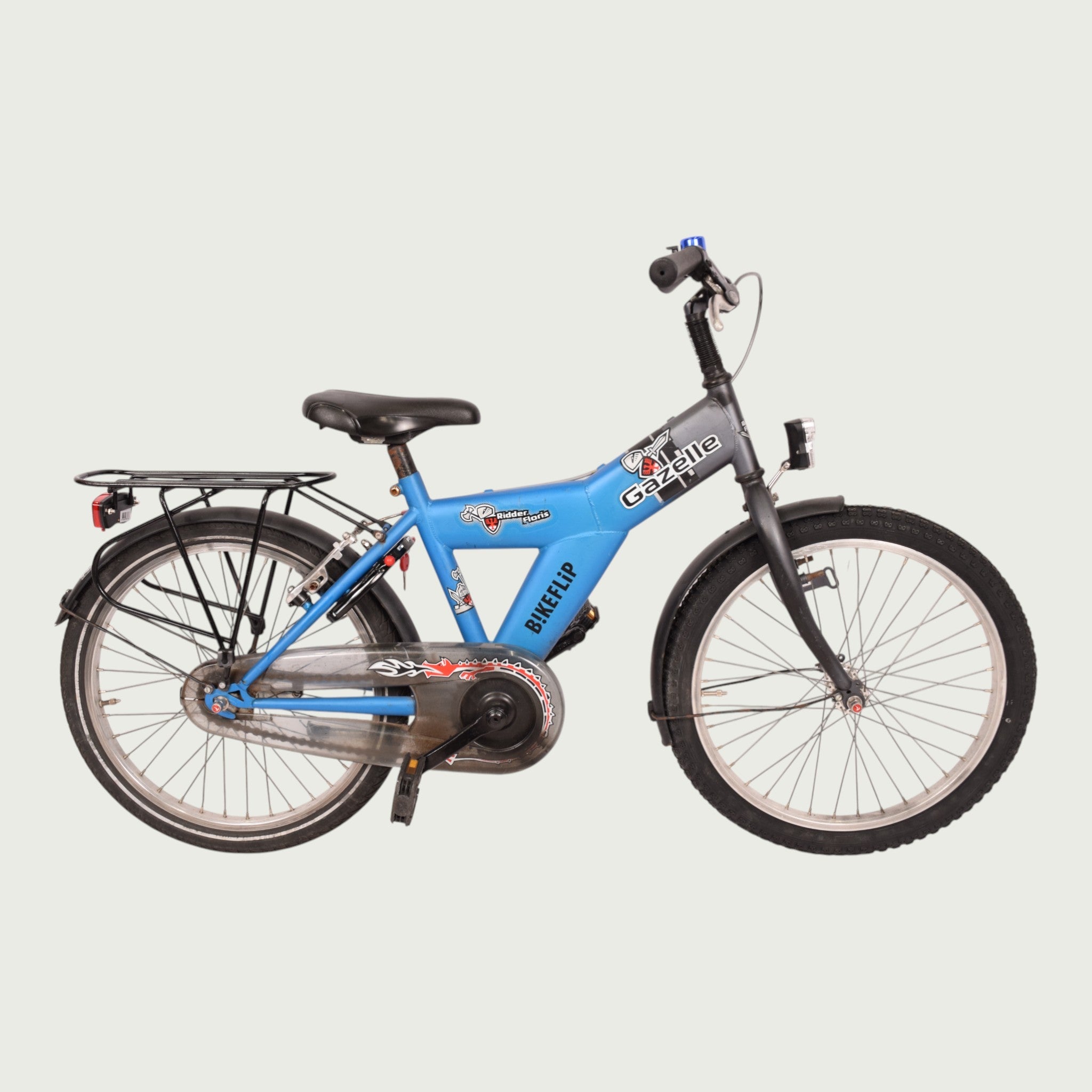 Gazelle 20 inch kinderfiets in blauw voor 7-8 jaar - BikeFlip