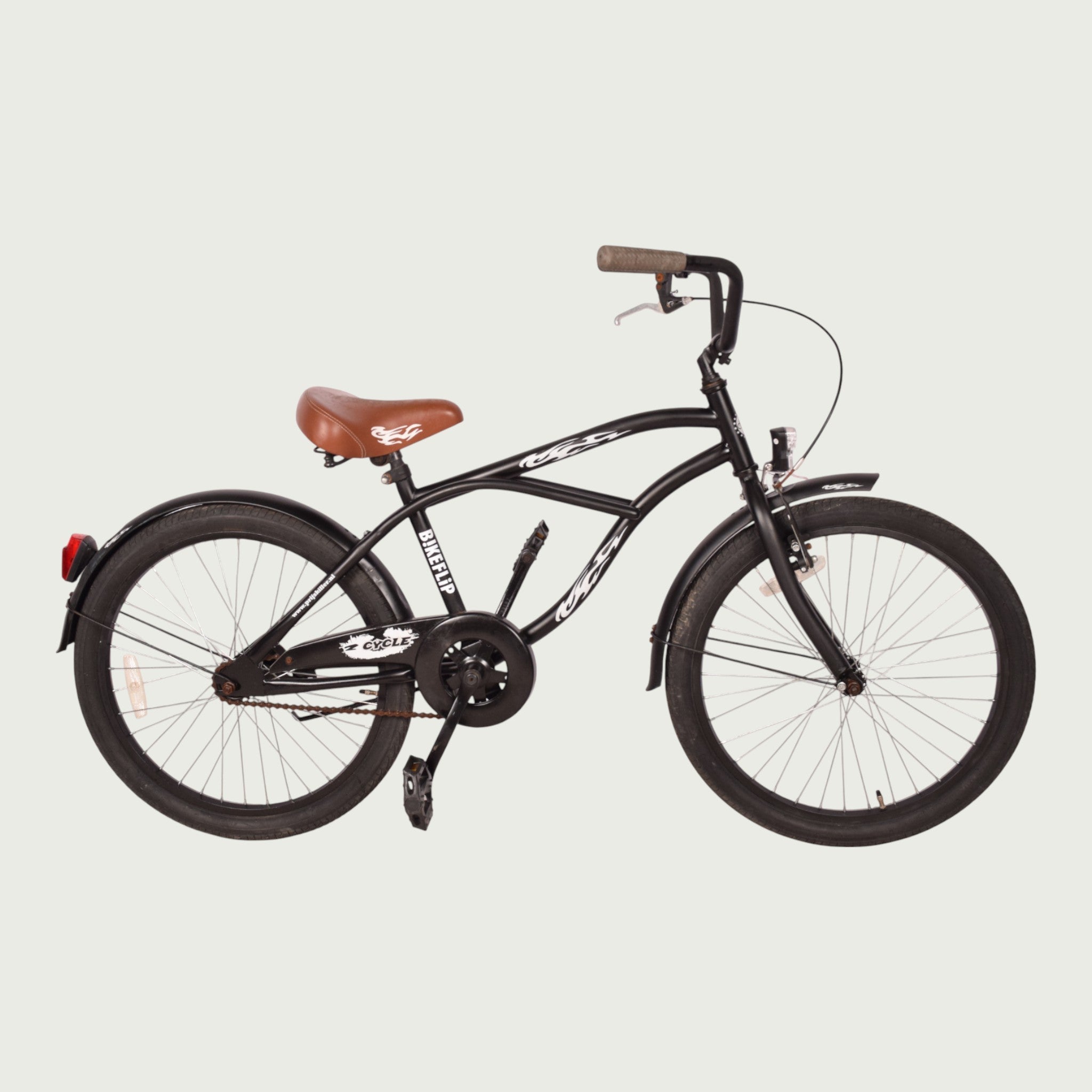 [BRAND] 22-inch children's bicycle - for 8-9 years - black - BikeFlip