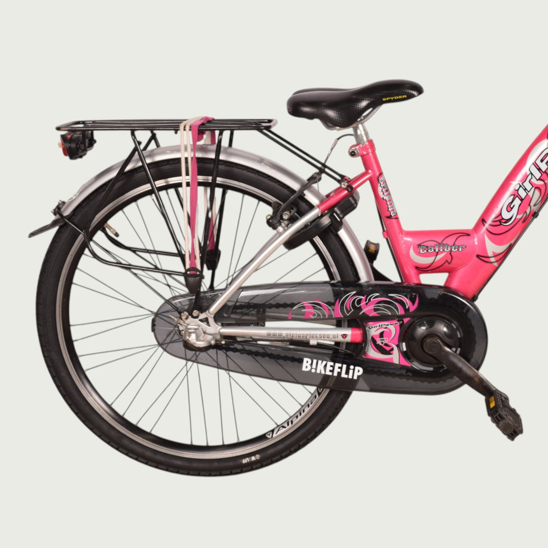 Alpina 24 inch fiets in roze - voor 9 tot 10 jaar - BikeFlip