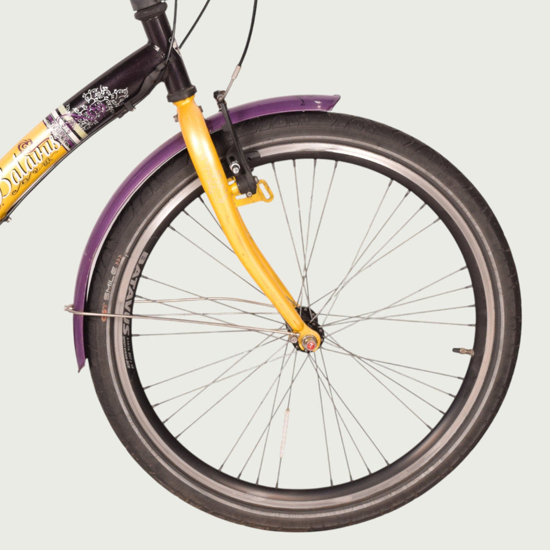 Batavus 24 inch fiets - voor 8-10 jaar - geel - BikeFlip