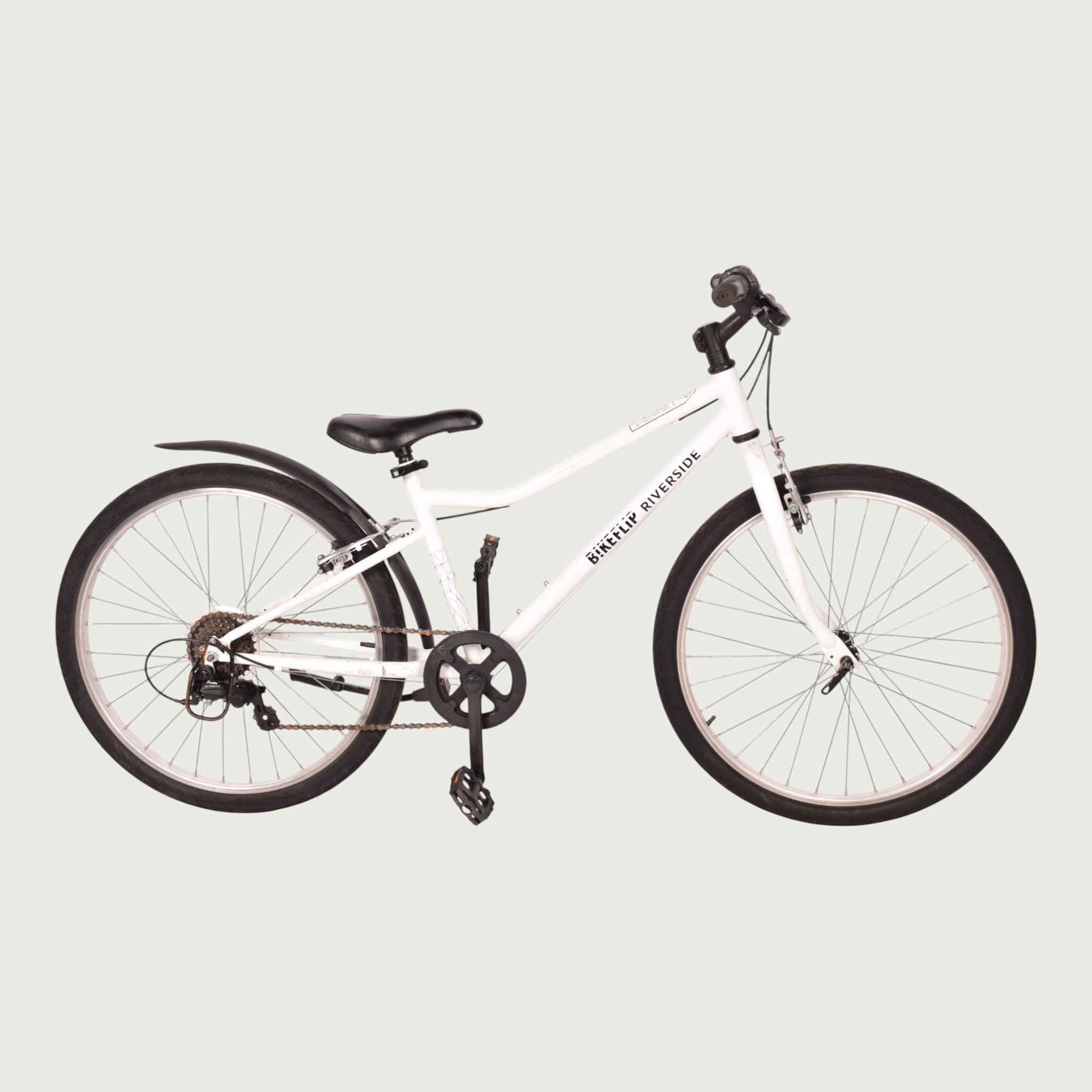 Riverside 24 inch fiets - voor 8-10 jaar - wit - BikeFlip