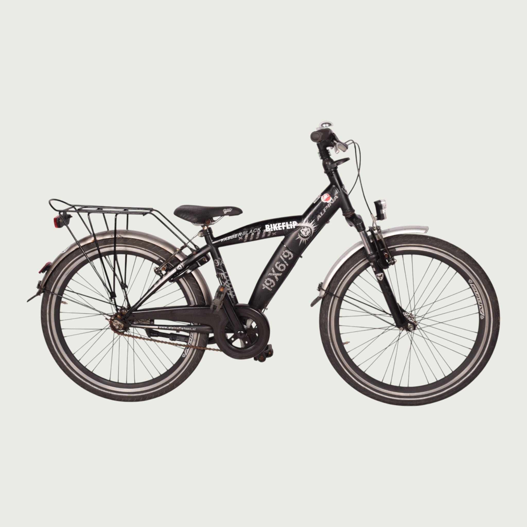 Alpina 24 inch fiets - voor 9-10 jaar - Zwart - BikeFlip