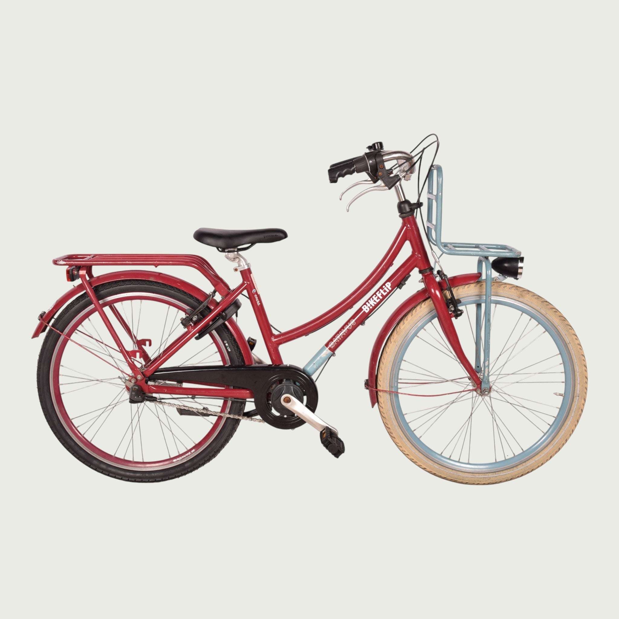 Batavus 24 inch fiets - Voor 9 of 10 jaar - Rood - BikeFlip