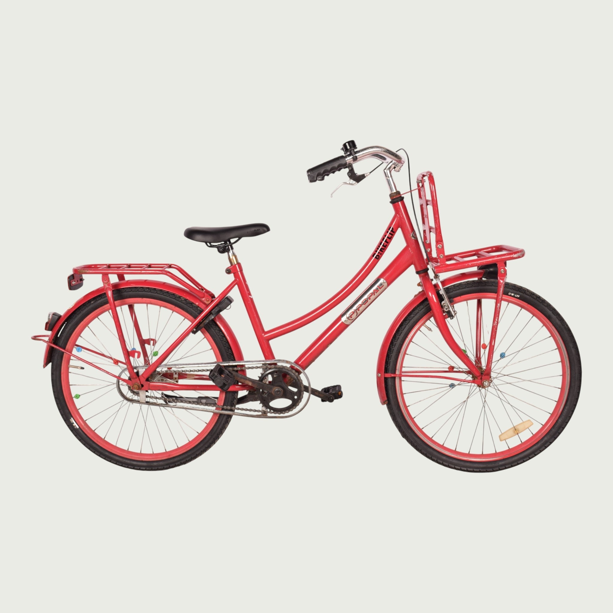 Popal 24 inch fiets - Voor 9 of 10 jaar - Rood - BikeFlip