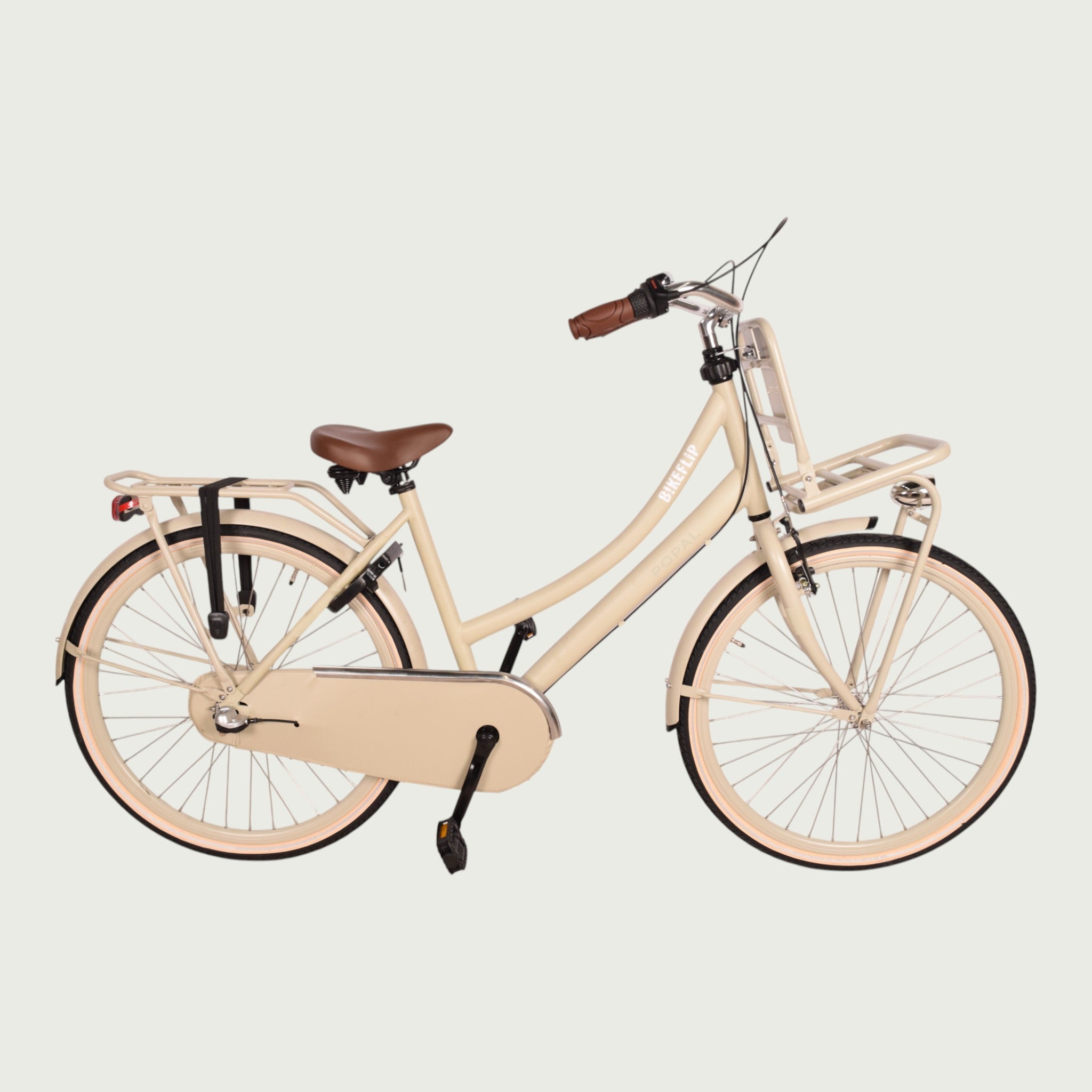Popal 26 inch kinderfiets in het beige voor 10-12 jaar - BikeFlip
