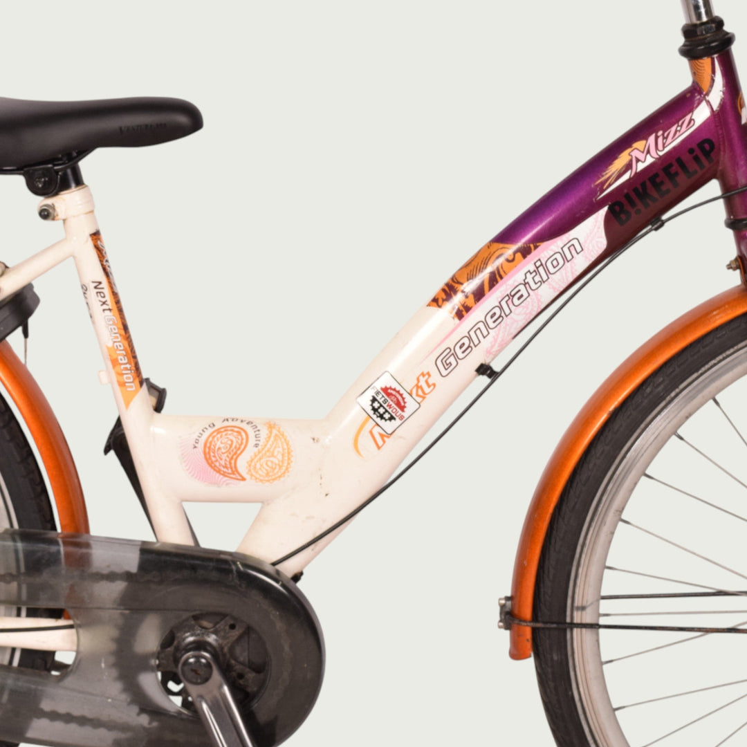 Next Generation fiets - 26 inch voor 10-12 jaar - wit - BikeFlip