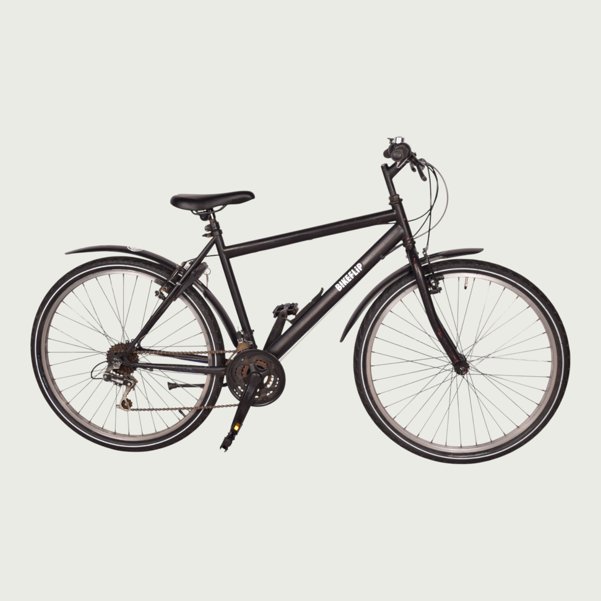 BikeFlip fiets - 26 inch voor 10-12 jaar - Zwart - BikeFlip