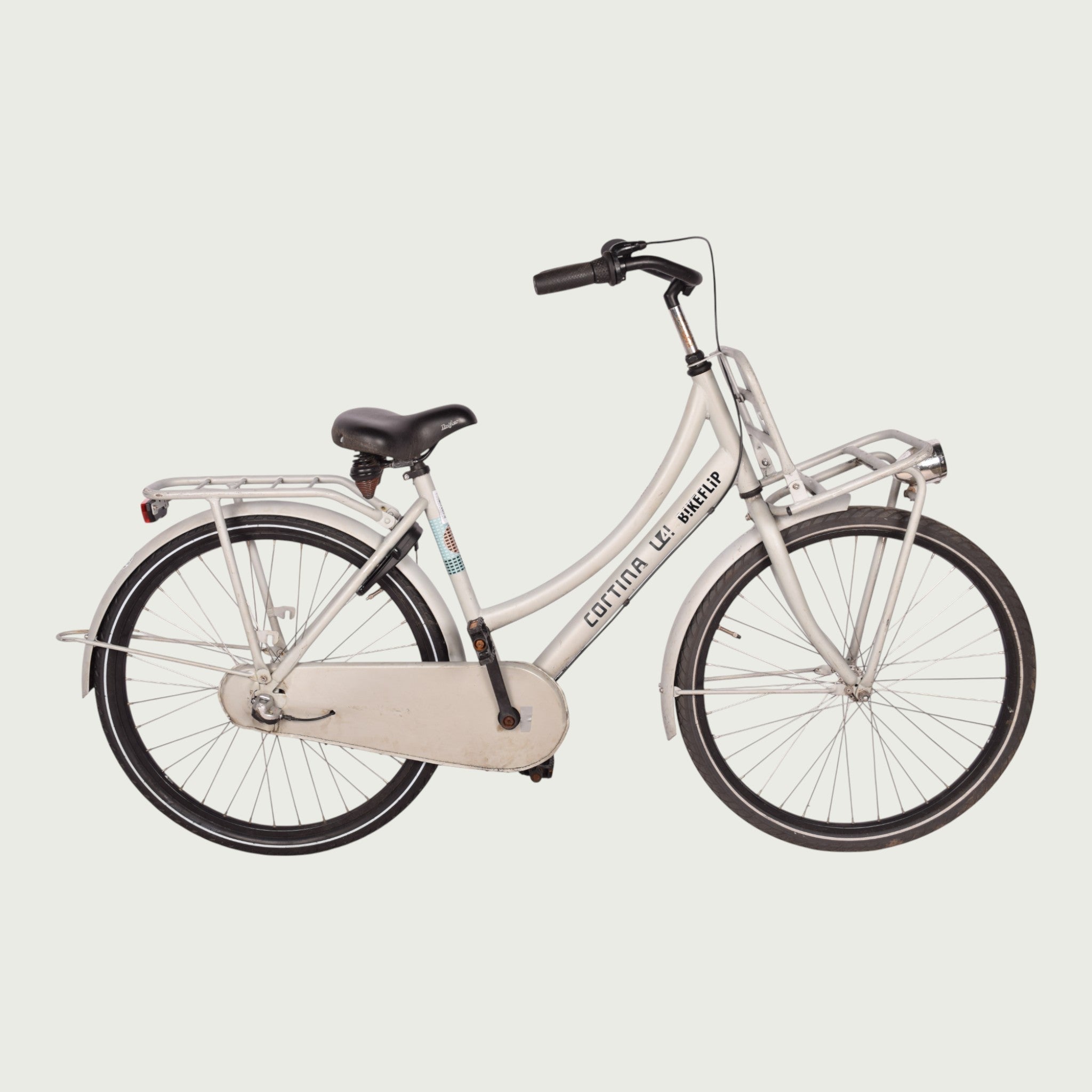 Cortina fiets - 26 inch voor 10-12 jaar - Grijs - BikeFlip