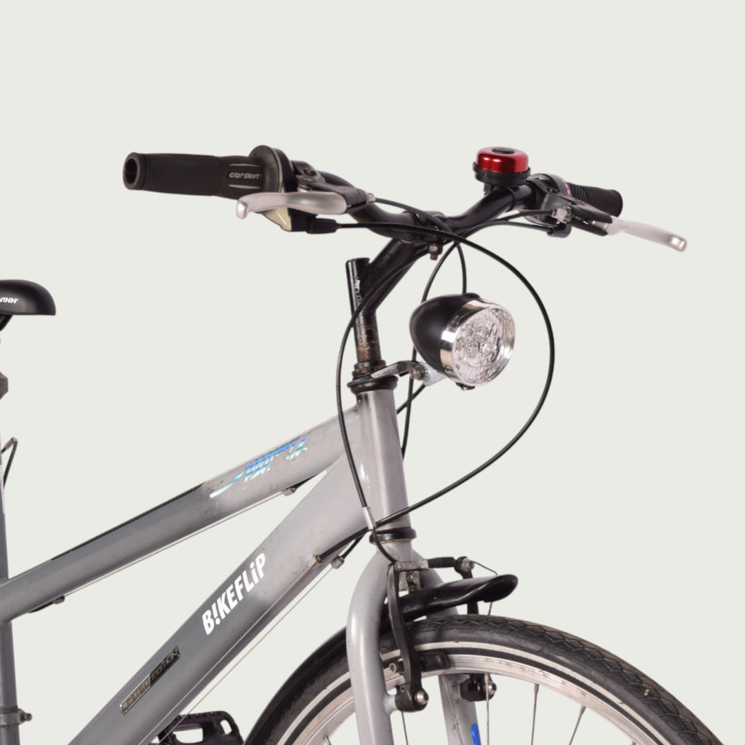 BikeFlip fiets - 28 inch voor 12 jaar en ouder - Grijs - BikeFlip