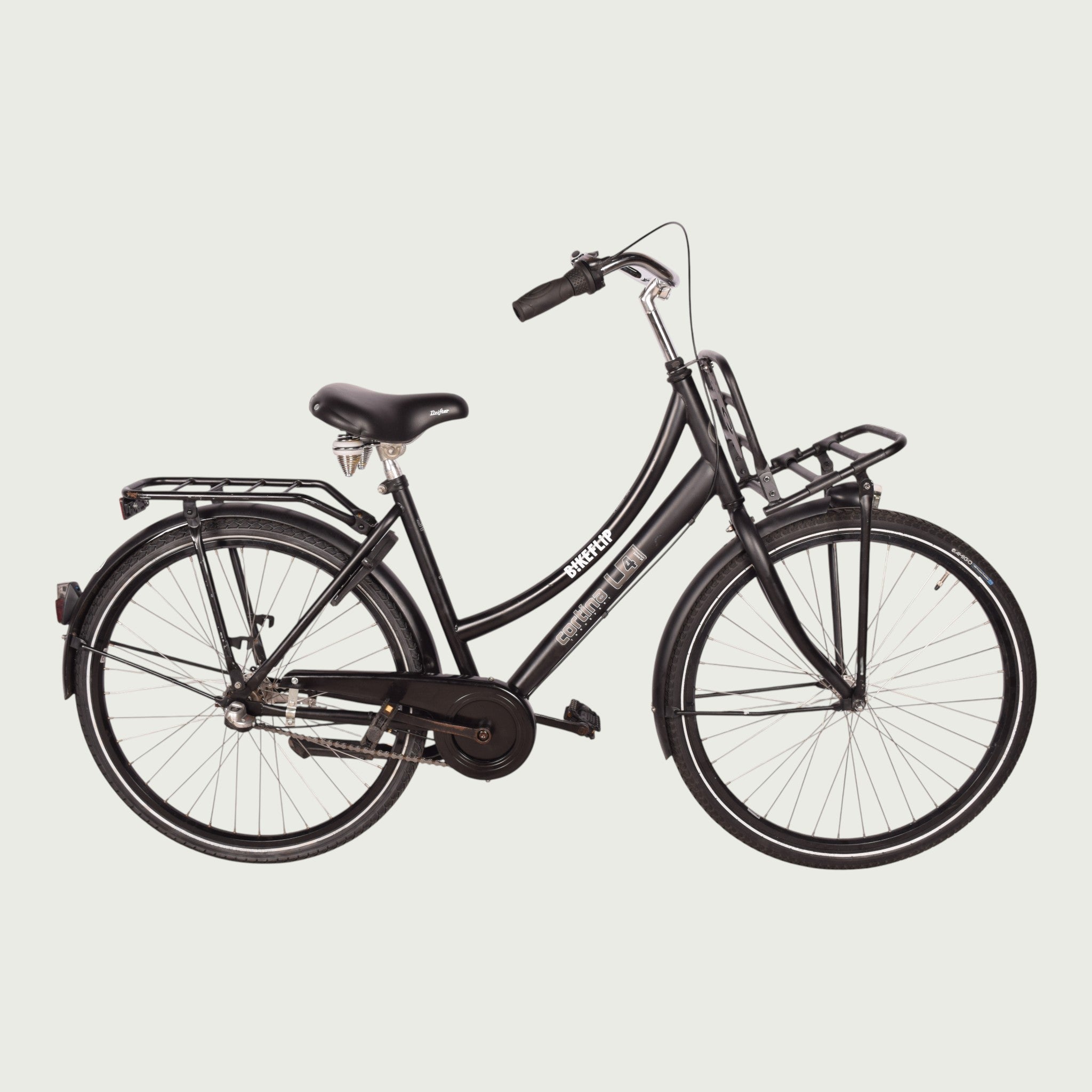 Cortina 26 inch fiets - Voor 10 t/m 12 jaar - Zwart - BikeFlip