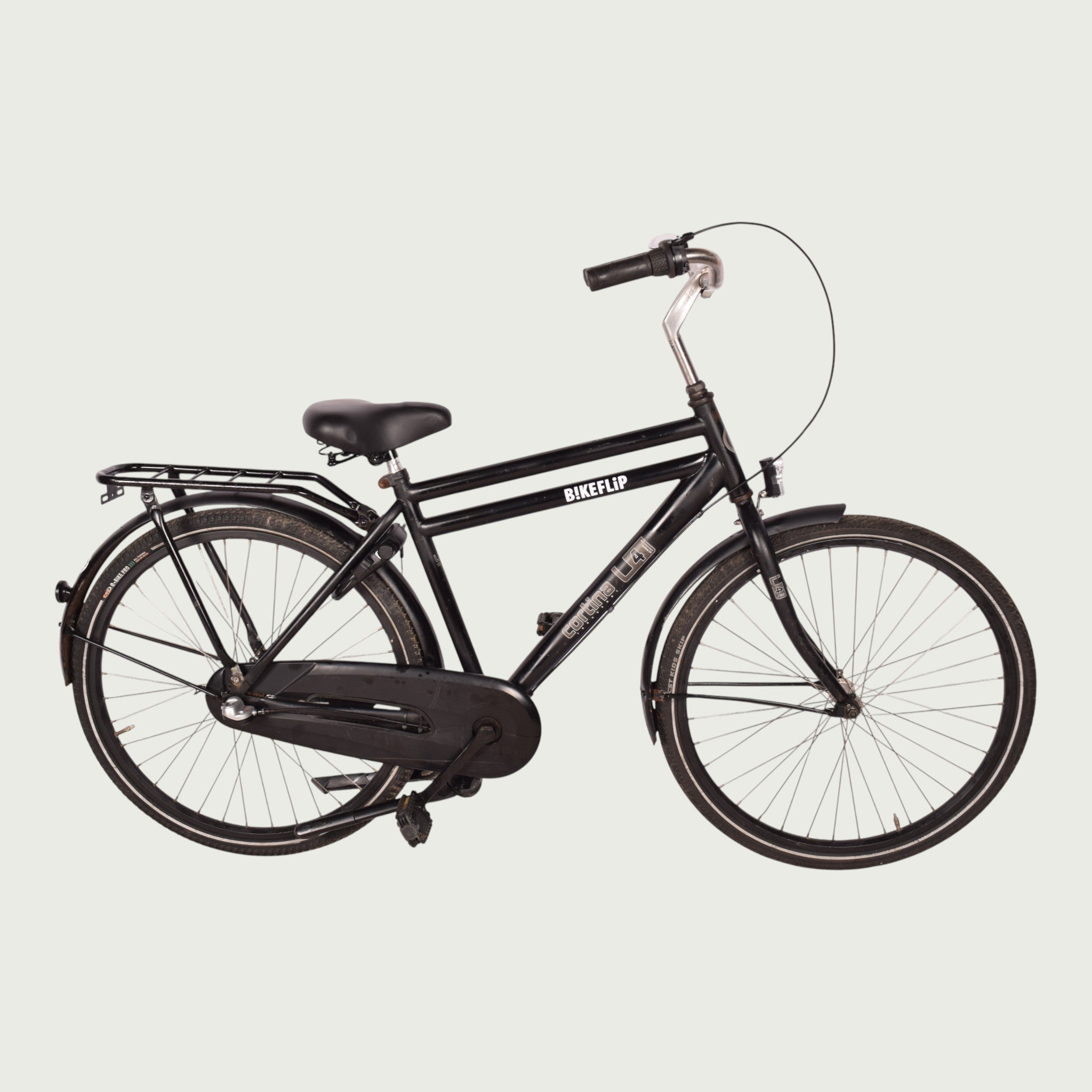 Cortina 26 inch fiets - Voor 10 t/m 12 jaar - Zwart - BikeFlip