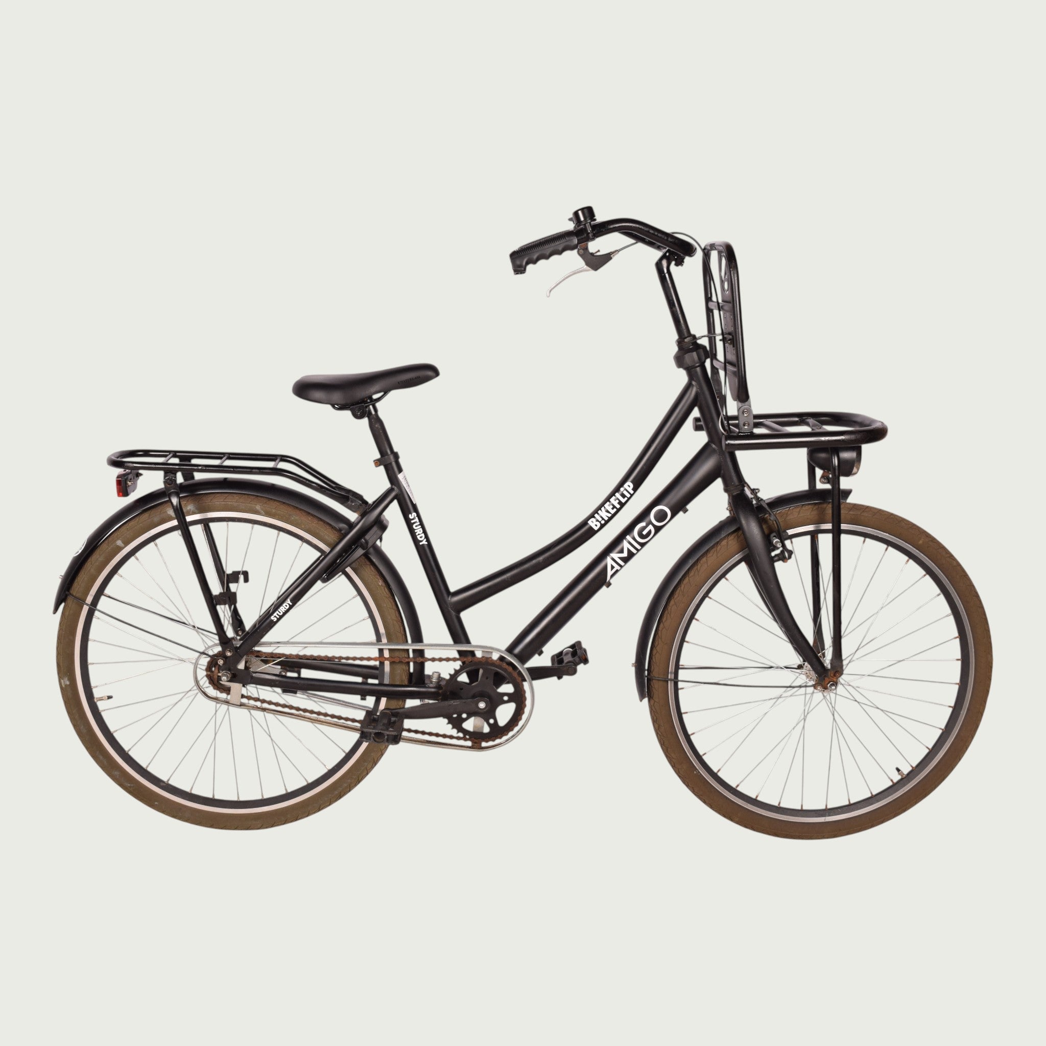 AMIGO 26 inch fiets - Voor 10 t/m 12 jaar - Zwart - BikeFlip
