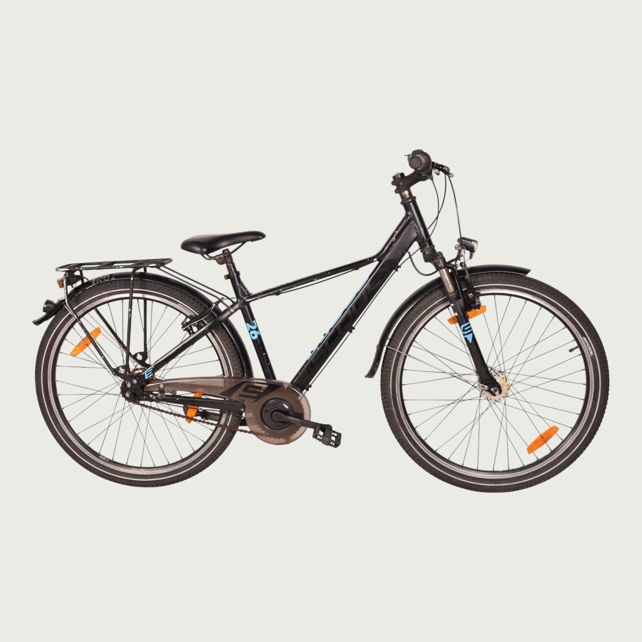 Scool 26 inch fiets - Voor 10 t/m 12 jaar - Zwart - BikeFlip