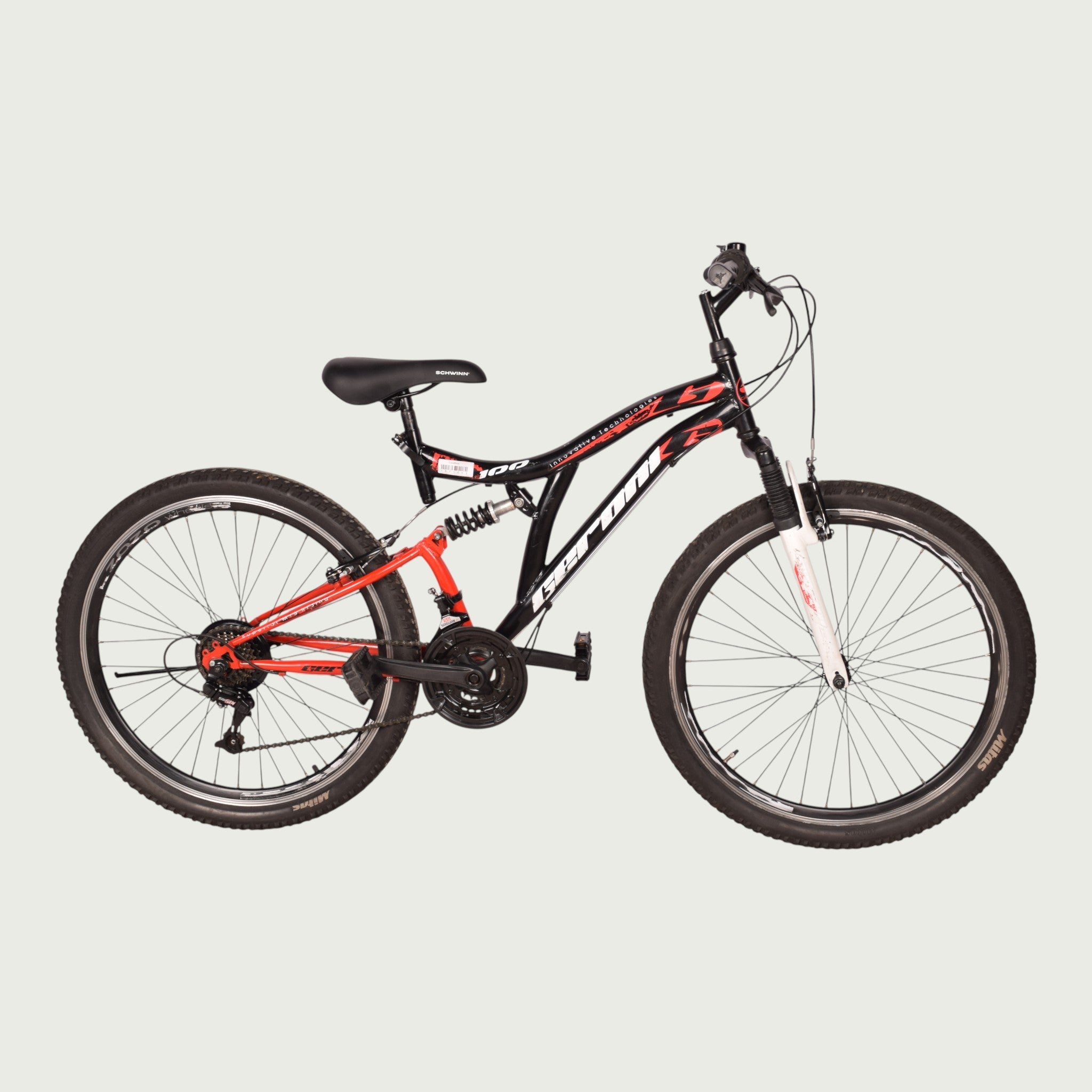 Geroni 26 inch fiets - Voor 10 t/m 12 jaar - Zwart - BikeFlip