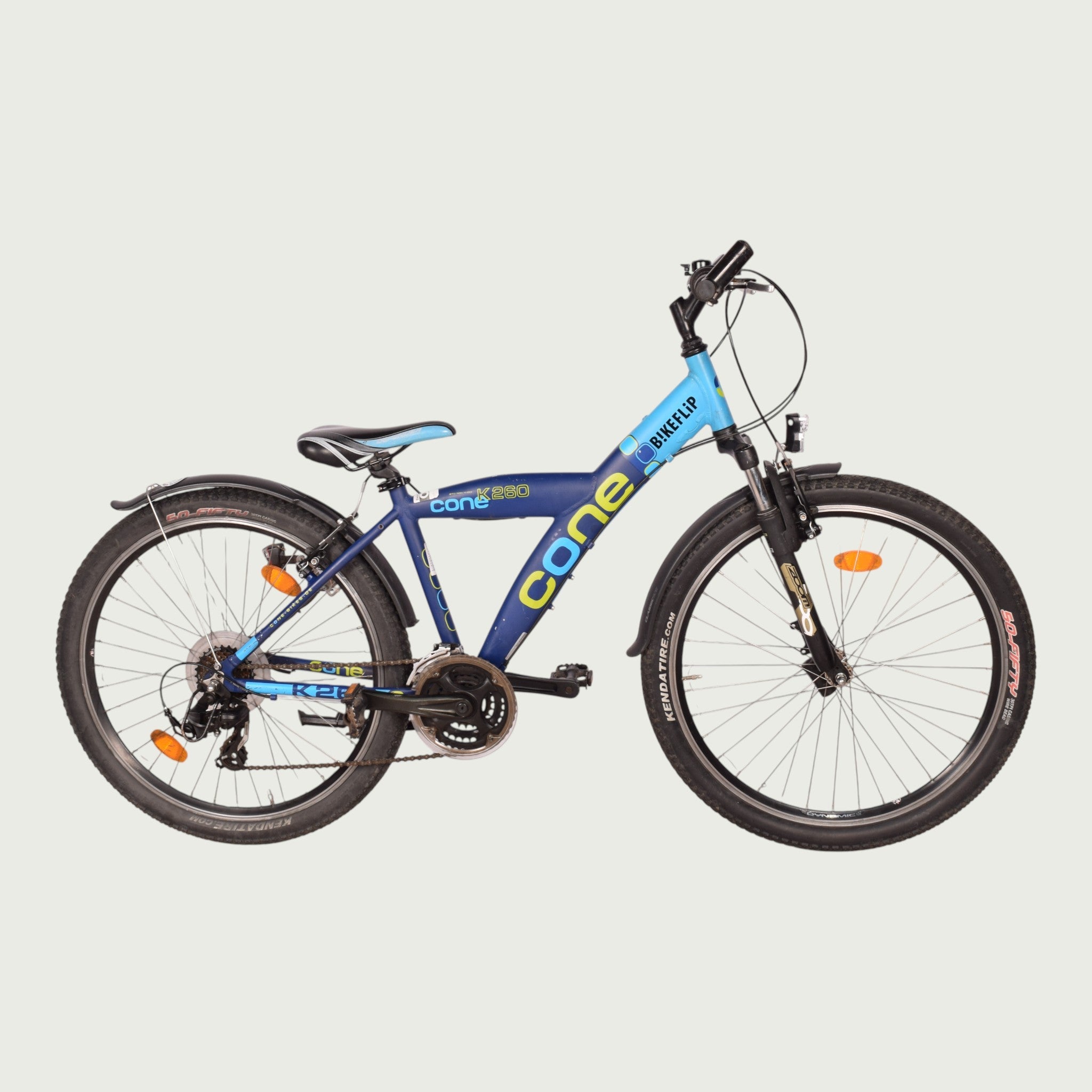 Cone 26 inch fiets - Voor 10 t/m 12 jaar - Blauw - BikeFlip