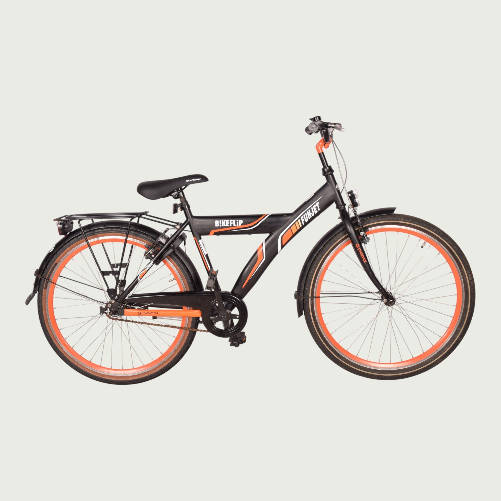 Popal 26 inch fiets - Voor 10-12 jaar - Zwart - BikeFlip