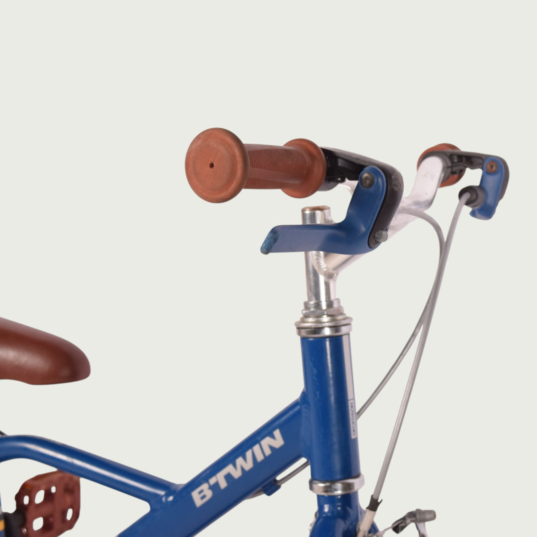 B-TWIN children's bicycle - 16 inch for 4-6 years - blue - BikeFlip