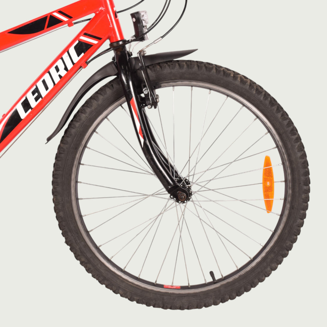 Cedric children's bicycle - 24 inch for 9-10 years - red - BikeFlip