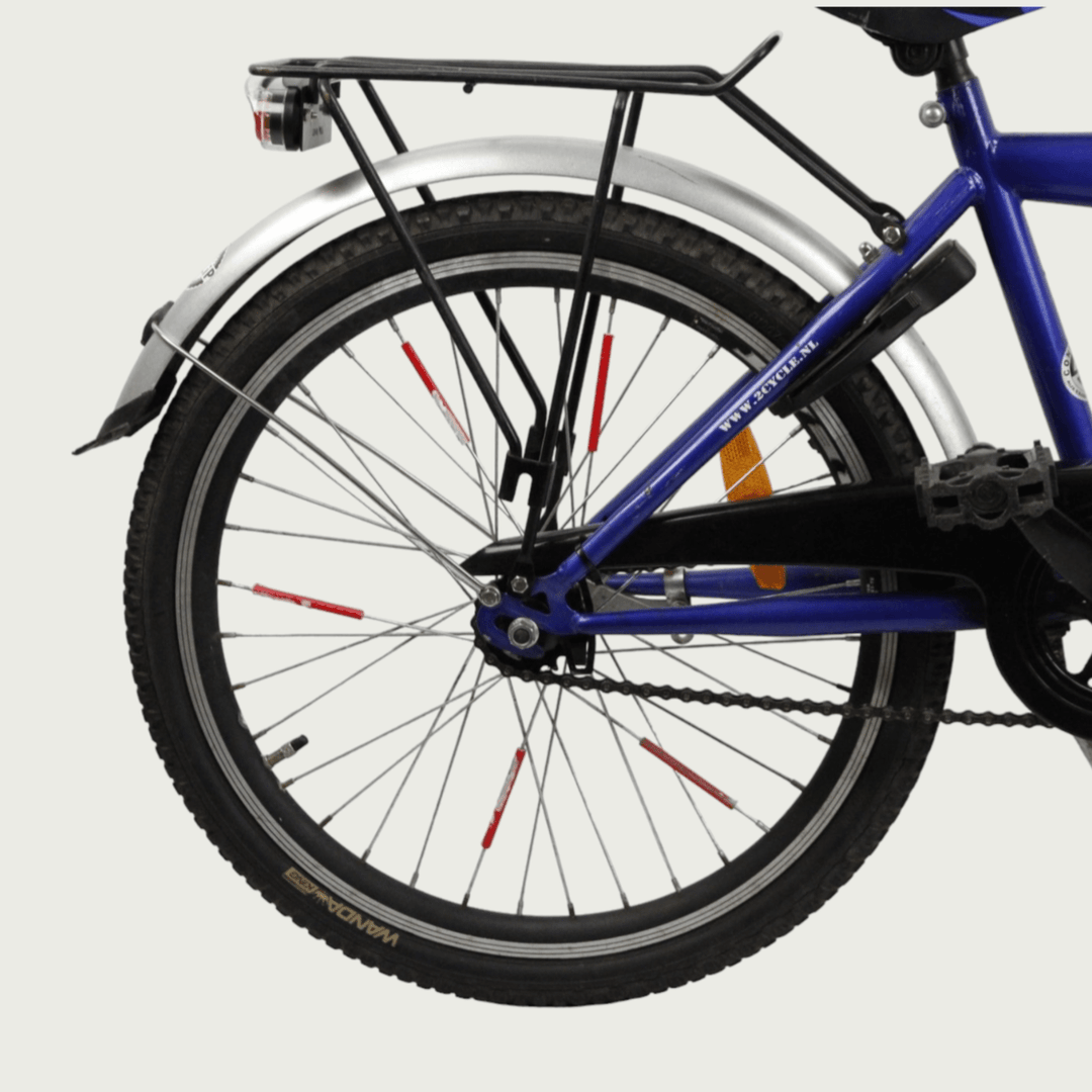 2Cycle kinderfiets 22 inch - in blauw - voor 8-9 jaar - BikeFlip