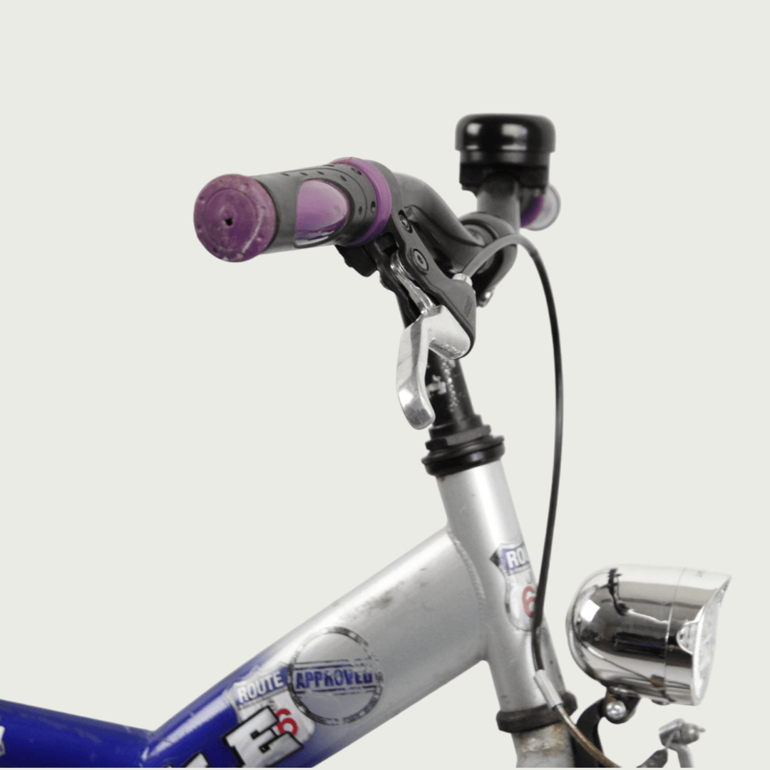 2Cycle kinderfiets 22 inch - in blauw - voor 8-9 jaar - BikeFlip